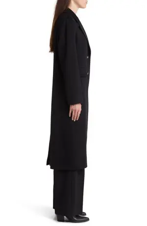 Fleurette Holland Longline Wool Coat
