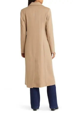 Fleurette Holland Longline Wool Coat