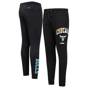 PRO STANDARD Chicago Bulls Washed Neon Sweatpants - Black