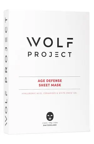 WOLF PROJECT 4-pack Anti-age Face Masks