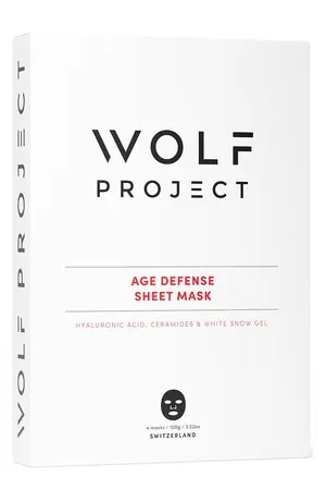 WOLF PROJECT 4-pack Anti-age Face Masks