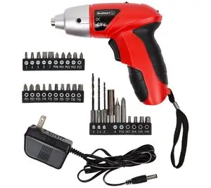 STALWART Electric Screwdriver Set Cordless Dril W/led - One-color