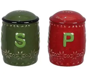 YOUNG'S INC. Young's Ceramic Woodland Lodge Salt And Pepper T - One-color
