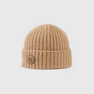 Gucci Wool Cashmere Hat With Double G