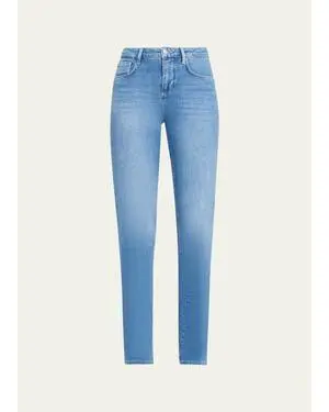 L'Agence Selma High-rise Sleek Baby Bootcut Jeans - Getty