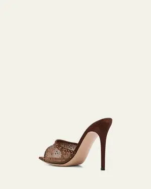 GIANVITO ROSSI Rania Mules 85 - Brown