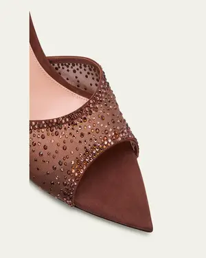 GIANVITO ROSSI Rania Mules 85 - Brown