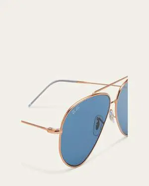 Ray-ban Aviator Sunglasses - Dark Blue