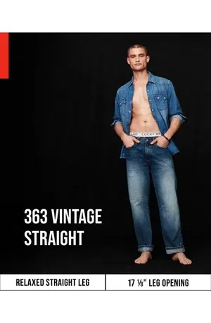Lucky Brand 363 Straight Coolmax® Jeans