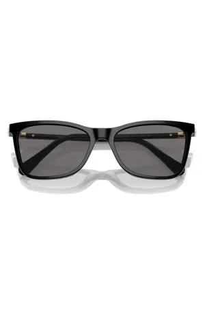 SWAROVSKI 55mm Rectangular Sunglasses
