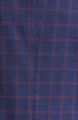DANIEL HECHTER Windowpane Check Wool Blazer