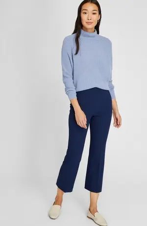 Club Monaco Crop Kick Flare Trousers