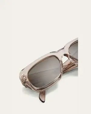 Celine 3-dot Rectangle Sunglasses - Beige Other/brown