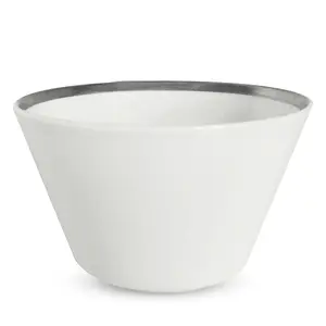 TWIG NEW YORK Platinum Edge Dessert/fruit Bowl - Silver
