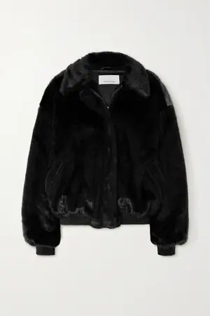 THE FRANKIE SHOP Pam Faux Fur Coat
