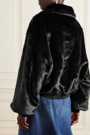 THE FRANKIE SHOP Pam Faux Fur Coat