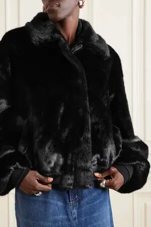 THE FRANKIE SHOP Pam Faux Fur Coat