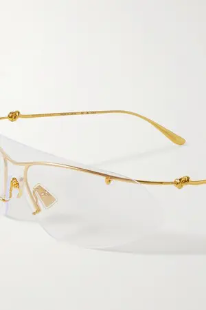 Bottega Veneta Rimless D-frame Optical Glasses