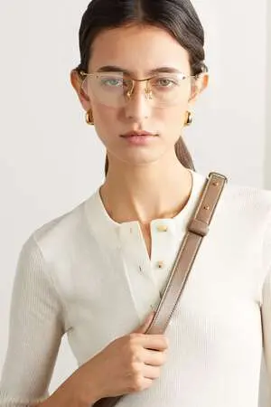 Bottega Veneta Rimless D-frame Optical Glasses