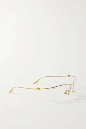 Bottega Veneta Rimless D-frame Optical Glasses