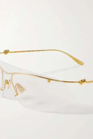 Bottega Veneta Rimless D-frame Optical Glasses