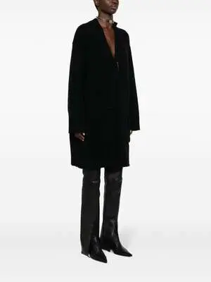 Yohji Yamamoto Asymmetric V-neck Cardigan-coat