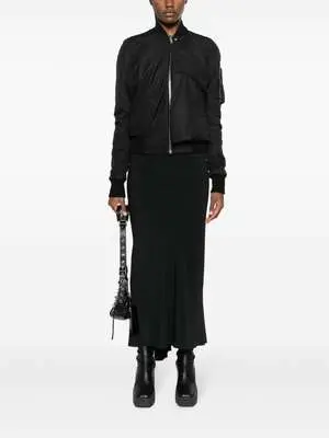 Rick Owens Ripple Draped Bomber Jacket