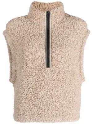 Brunello Cucinelli Faux-fur Gilet - Brown