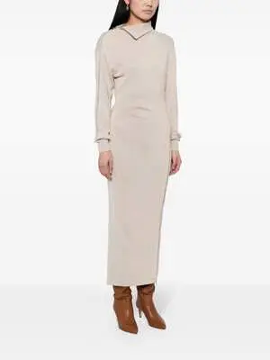 Isabel Marant Étoile Gemmy Asymmetric Maxi Dress - Neutrals