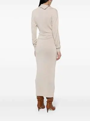 Isabel Marant Étoile Gemmy Asymmetric Maxi Dress - Neutrals