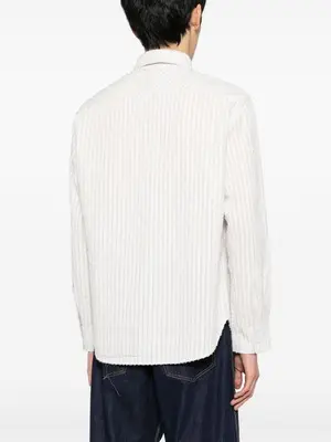 CRAIG GREEN Stripe-embroidered Cotton Shirt