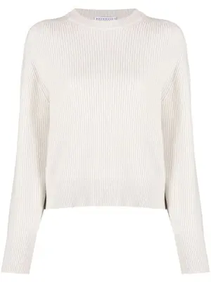 Brunello Cucinelli Cashmere Ribbed-knit Jumper