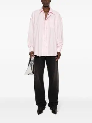 Y/project Asymmetric Cotton-blend Shirt - Pink