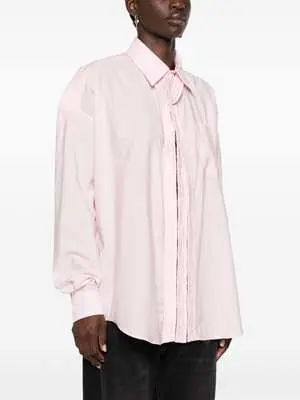 Y/project Asymmetric Cotton-blend Shirt - Pink