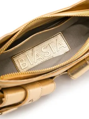 BIASIA Metallic Shoulder Bag - Gold
