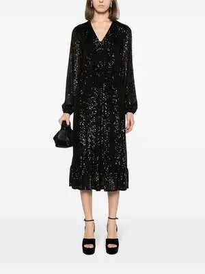 TWINSET Sequin-embellished Midi Dress