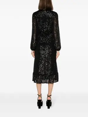 TWINSET Sequin-embellished Midi Dress