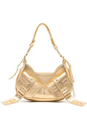 BIASIA Y2k Metallic Shoulder Bag - Gold