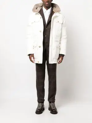 Brunello Cucinelli Cashmere-lined Padded Coat