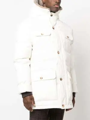 Brunello Cucinelli Cashmere-lined Padded Coat