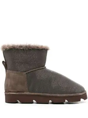 Brunello Cucinelli Ankle Leather Boots