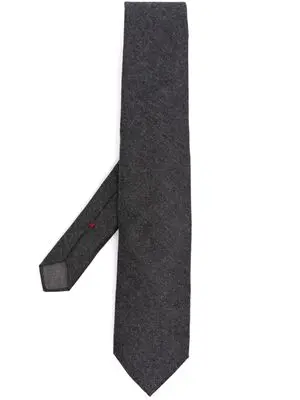 Brunello Cucinelli Virgin-wool Tie - Grey