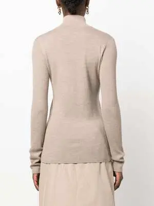 Brunello Cucinelli Ribbed-knit Zip-up Jumper