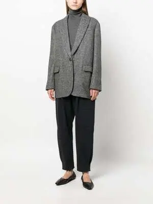 Brunello Cucinelli Single-breasted Wool Blazer