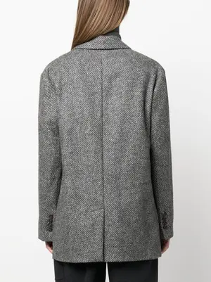 Brunello Cucinelli Single-breasted Wool Blazer
