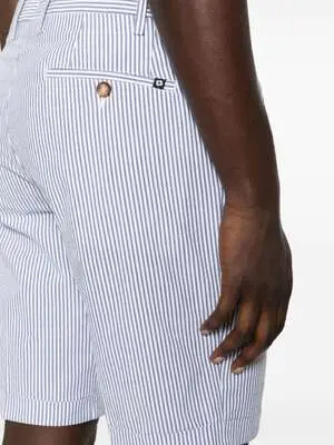 LARDINI Striped Chino Shorts