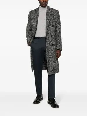 LARDINI Tailored Cotton Blend Trousers - Blue
