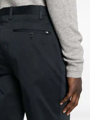 LARDINI Tailored Cotton Blend Trousers - Blue