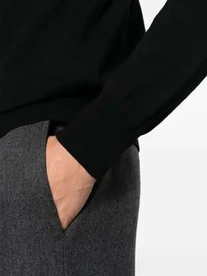 PT TORINO Roll-neck Virgin Wool Jumper - Black