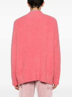 BONSAI Logo-patch Casentino-wool Jumper - Pink